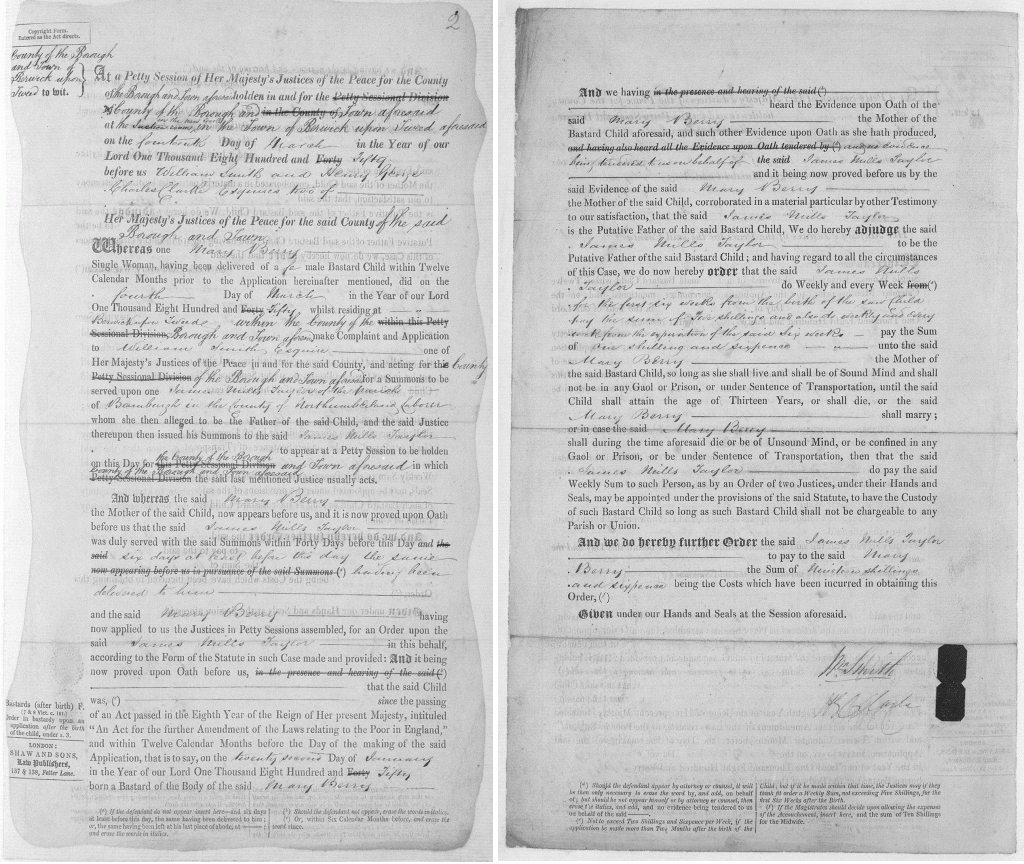 In the Parish Chest: Bastardy Bonds – KindredPast